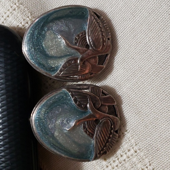 Edgar Berebi | Jewelry | Vintage Edgar Berebi Enameled Earrings Clip On ...
